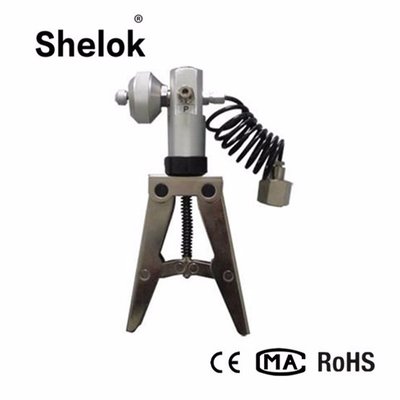 Portable hand held pressure test pump calibrator