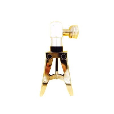 Portable hand held pressure test pump calibrator