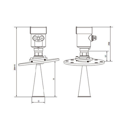 Radar Level Meter Adopted 26G High Frequency Radar Sensor