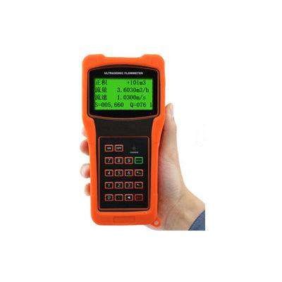 Portable handheld digital ultrasonic water flow meter