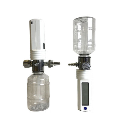 Medical oxygen flow meter with humidifier portable oxygen inhaler