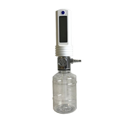 Medical oxygen flow meter with humidifier portable oxygen inhaler