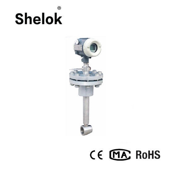 Insert 4-20ma IP65 RS485 water gas liquid steam vortex flow meter