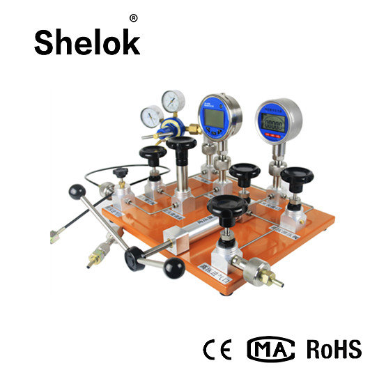 LPG 0.05 accuracy 0-40MPa oxygen argon gas air co2 pressure reducer cng pressure reducing regulator calibrator