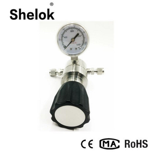 High pressure one stage water 316SS Back  pressure regulating valve