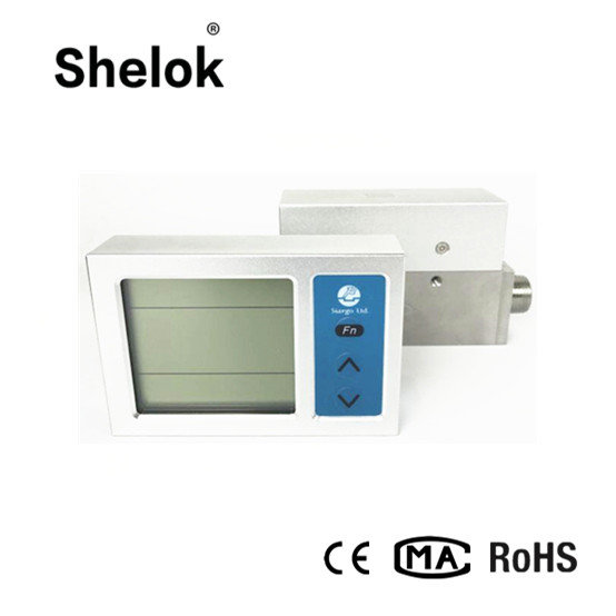 DN19 1.0MPa oxygen nitrogen argon thermal gas mass air flow meter sensor