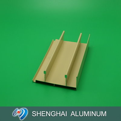 Powder Coated Cream/White Nigeria Market Aluminum Profiles to Make Doors and Windows