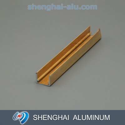 Wooden Grain Aluminum Frames to Make Kitchen Furniture, Shoes Cabinet, Wardrobe