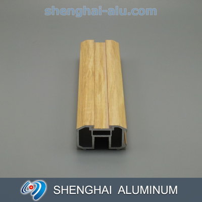 Wood Grain Aluminum Profile to Make Kitchen Furniture, Shoes Cabinet, Wardrobe