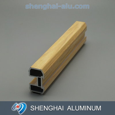 Wood Grain Aluminum Profile to Make Kitchen Furniture, Shoes Cabinet, Wardrobe