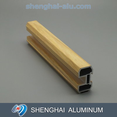 Wood Grain Aluminum Profile to Make Kitchen Furniture, Shoes Cabinet, Wardrobe