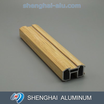 Wood Grain Aluminum Profile to Make Kitchen Furniture, Shoes Cabinet, Wardrobe