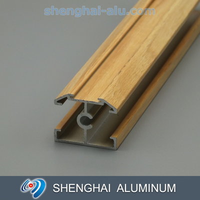 Wooden Grain Natural Feel Aluminum Profiles to Make Life Style Furniture