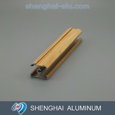 Wood Grain Aluminum Profile to Make Kitchen Furniture, Shoes Cabinet, Wardrobe