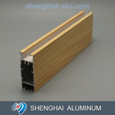 Wood Grain Aluminum Profile to Make Kitchen Furniture, Shoes Cabinet, Wardrobe