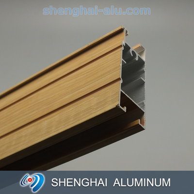 Wooden Grain Natural Feel Aluminum Profiles to Make Life Style Furniture