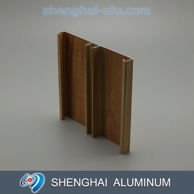 Natural Feel Wooden Grain Aluminum Profiles to Make Life Style Furniture