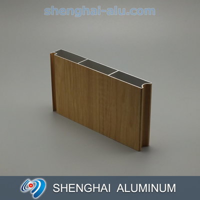 Natural Feel Wooden Grain Aluminum Profiles to Make Life Style Furniture