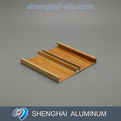 Natural Feel Wooden Grain Aluminum Profiles to Make Life Style Furniture