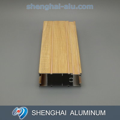 Natural Feel Wooden Grain Aluminum Profiles to Make Life Style Furniture
