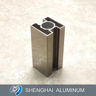 Light Champagne Polish High Quality Surface Treatment Aluminum Profile for Decoration
