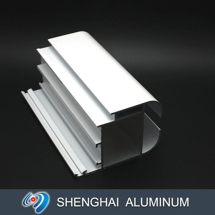 Powder Coated White Aluminum Profile Frames to Make Doors for Nigeria Market