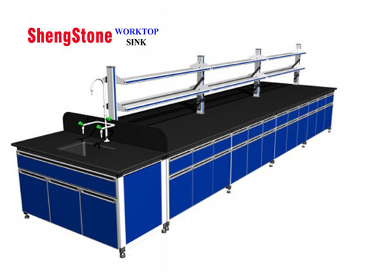 Aluminum wood test bed fram- laboratory epoxy resin island worktop-good price epoxy resin worktop,