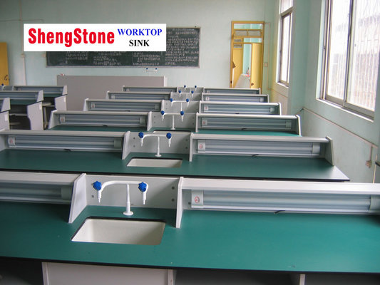 Primary and middle school laboratory green phenolic worktop,good price phenolic lab worktops
