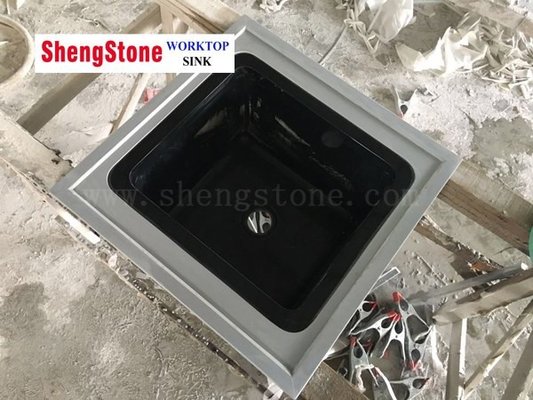 2017 Epoxy Resin Worktop Slab With Epoxy Resin Sink