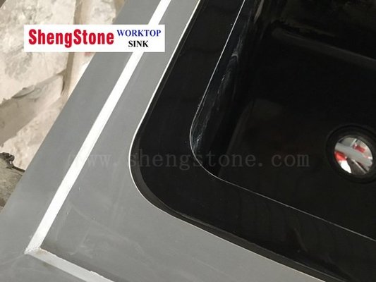 2017 Epoxy Resin Worktop Slab With Epoxy Resin Sink
