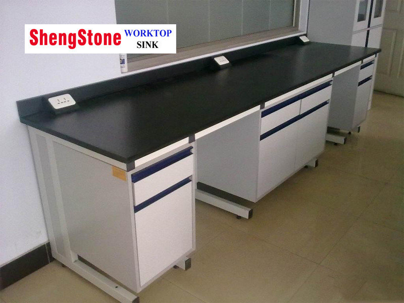C-frame steel wood laboratory bench worktop-Phenolic material worktop,good price phenolic worktops