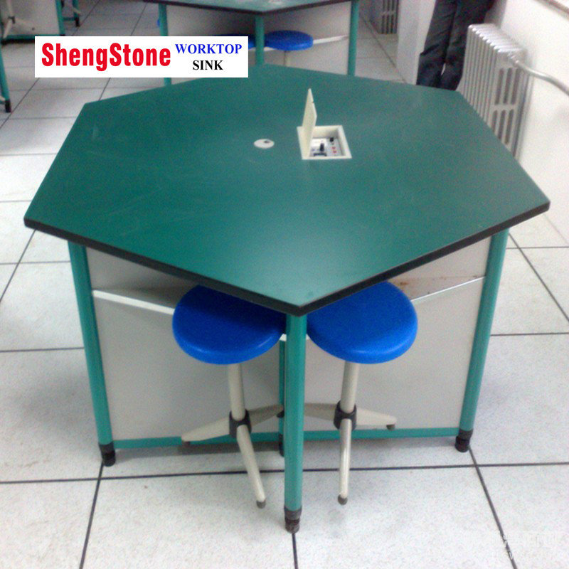 Primary and middle school laboratory phenolic or compact board worktops,good price lab worktops