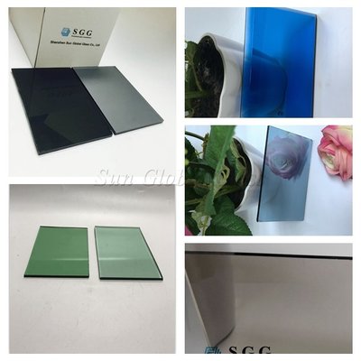 Color tinted float glass prcie per M2 smoke grey light green blue 4mm5mm6mm