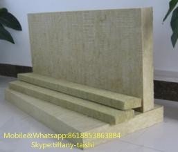 Fireproof rock wool slab