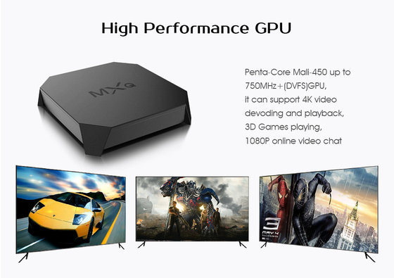 MXQ Mini Android TV Box 2G/16G Android Set Top Box For Moving Amlogic S905W