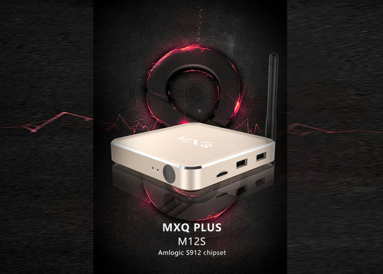MXQ Plus Amlogic S912 TV Box Android 6.0 Operated 4k Smart TV Box