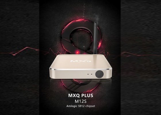 MXQ Plus Amlogic S912 TV Box Android 6.0 Operated 4k Smart TV Box