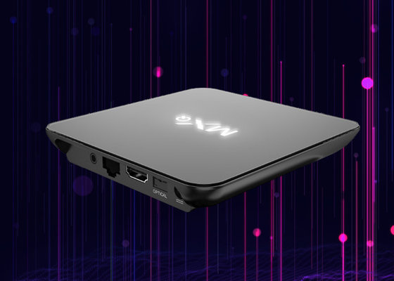 Remote Control Android Smart TV Box Media Player 3840 X 2160 High Definition