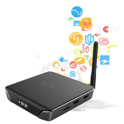 3840 X 2160 Quad Core Media Player 750Mhz Penta Core Mali 450 GPU