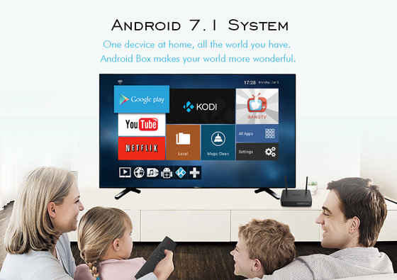 Android 7.1 Smart Multimedia Player African Market With 2 USB Port