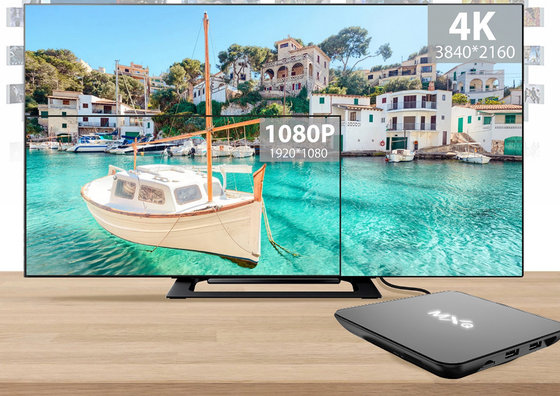 Amlogic S905X2 Android 8.1 TV Box 4/32GB Dual Band WiFi Fast LAN BT