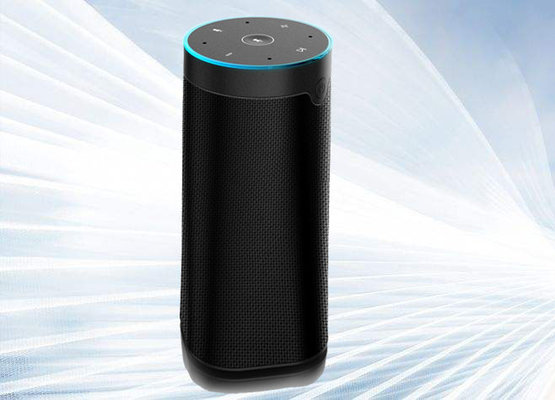 Metal Alloy Black AI Smart Speaker 20Hz-20KHz Frequency High Performance