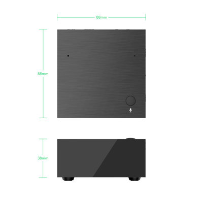 amazon cube android tv box tv box for smart tv  Amlogic chipset S905X Android 9.0 TV Box set top box speaker quad core