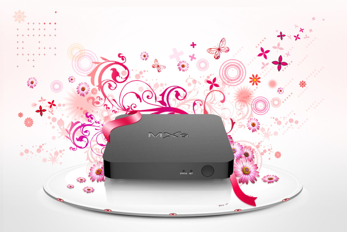 M6SW Quad Core Android TV Media Player Android 7.1 System Operated
