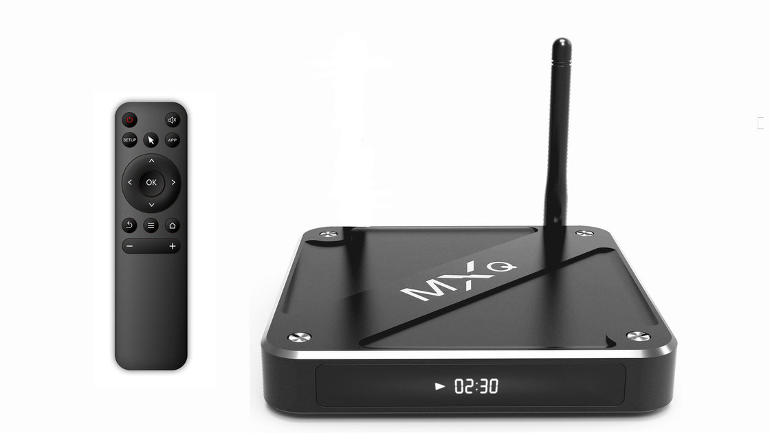 Black Shell 1.5GHz OTT Streaming Box With Penta Core ARM Mali - 450 GPU