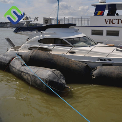 ship launching lifting marine airbag, ship launching balloon, rubber airbag