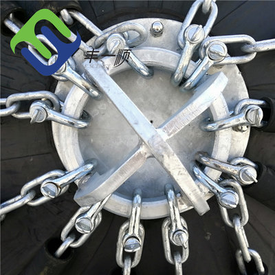 factory strong pneumatic rubber fender with tire net, yokohama fender, STS floating ship fender factory