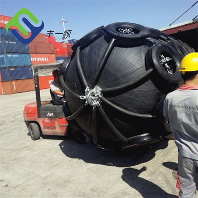 ship fender factory, STS pneumatic rubber fender, yokohama fender, floating dock fender