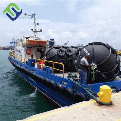 ship fender factory, STS pneumatic rubber fender, yokohama fender, floating dock fender
