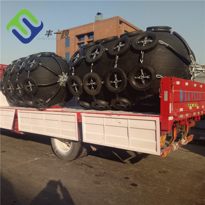 ship used Yokohama pneumatic rubber fender, pneumatic marine rubber fender factory China